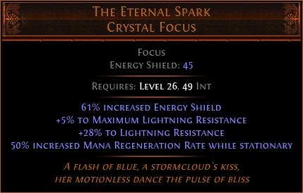 Buy PoE2 The Eternal Spark Crystal Focus - Cheap PoE2 Items
